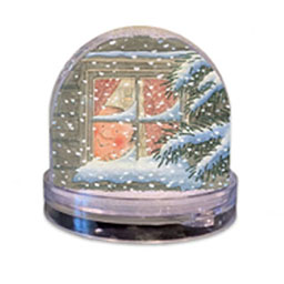Clear Snow Globe (insert your own photo) - MyPhoto.uk.com